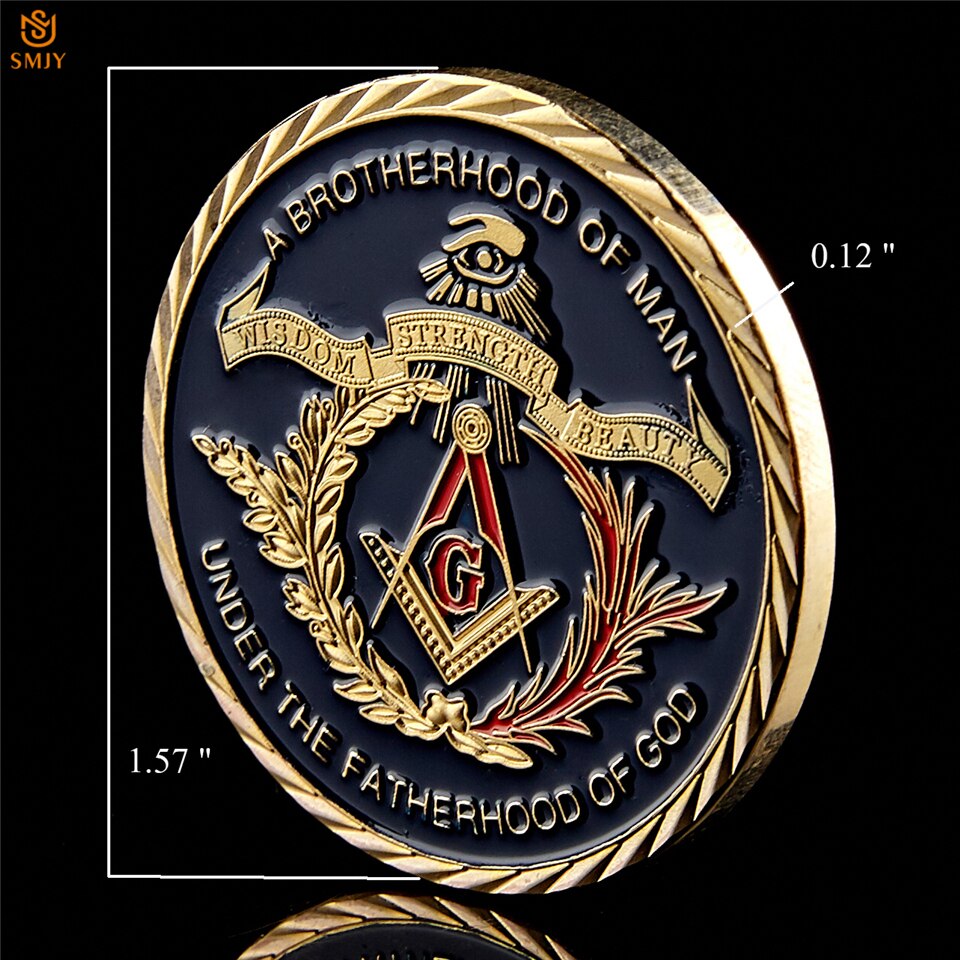 Masonic Challenge Coin Commemorative Shopilk