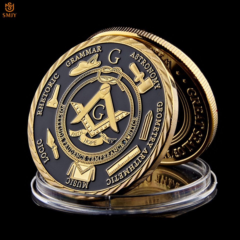 Masonic Challenge Coin Commemorative Shopilk