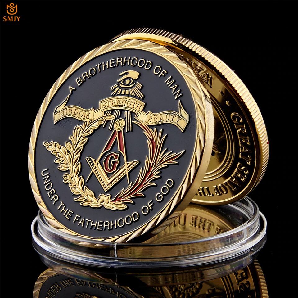 Masonic Challenge Coin Commemorative Shopilk